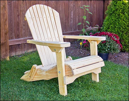 Creekvine Designs FC24FADCVD Folding Adirondack Chair
